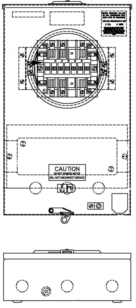 Tyden Brooks | Tyden Brooks Ringless Meter Sockets 600 VAC 13 Jaw 3 ...
