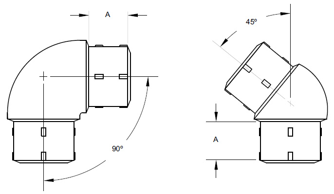 ABB Homac | ABB Homac AWBE Weld Pipe to Pipe Elbows 2-1/2 in | Border ...
