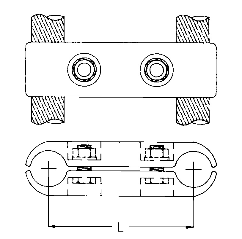 Sefcor | Sefcor ASPC Straight Bolted Cable Spacers Aluminum 345 kV 1. ...