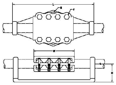 Sefcor | Sefcor ASTIHV Bus Supports 11 in 5 in Aluminum | Border States