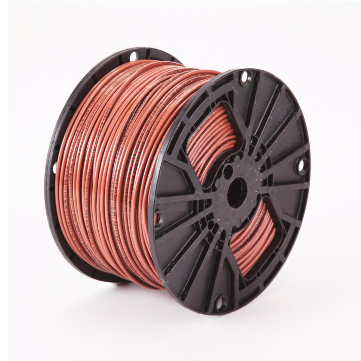 Wire - Copper | Copper THHN Super Slick Wire 3 AWG 1000 ft Reel Brown ...