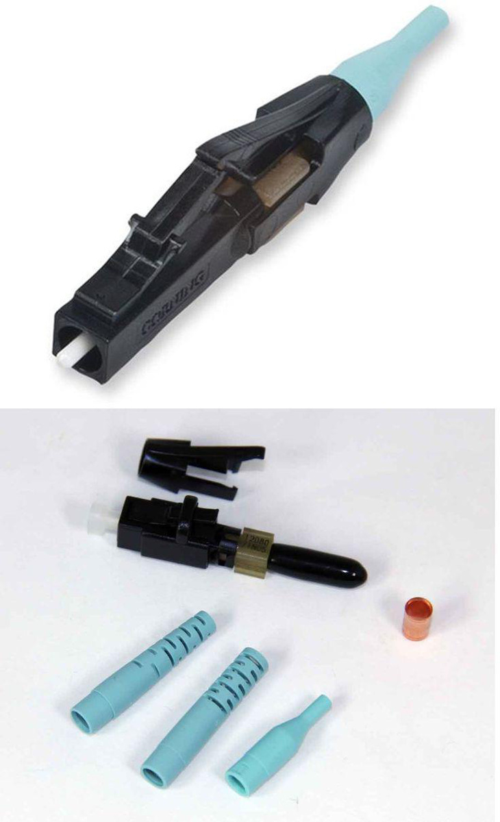 Corning | Corning Unicam® Fiber Connectors LC Multimode 50 um Black ...