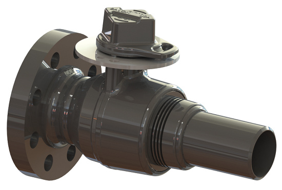 Balon | Balon Carbon Steel Threaded Body Weld End x Flat Face Floating ...