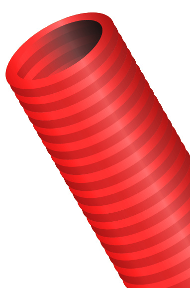 Dura-Line | Dura-Line Corrugated HDPE Conduit 2 in 250 ft Red | Border ...