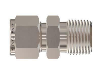 Tylok | Tylok Male Tubing Connectors 1/4 in MPT x 1/4 in Double Ferrule ...