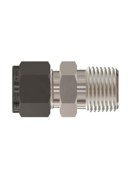 Tylok | Tylok Male Tubing Connectors 1/4 in MPT x 3/8 in Single Ferrule ...