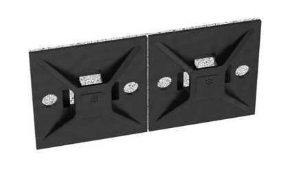 Panduit | Panduit 4-way Cable Tie Mounts White Adhesive Mount | Border ...