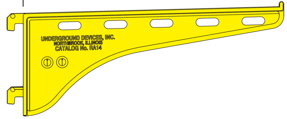 Underground Devices | Underground Devices RA Series Cable Rack Arms ...
