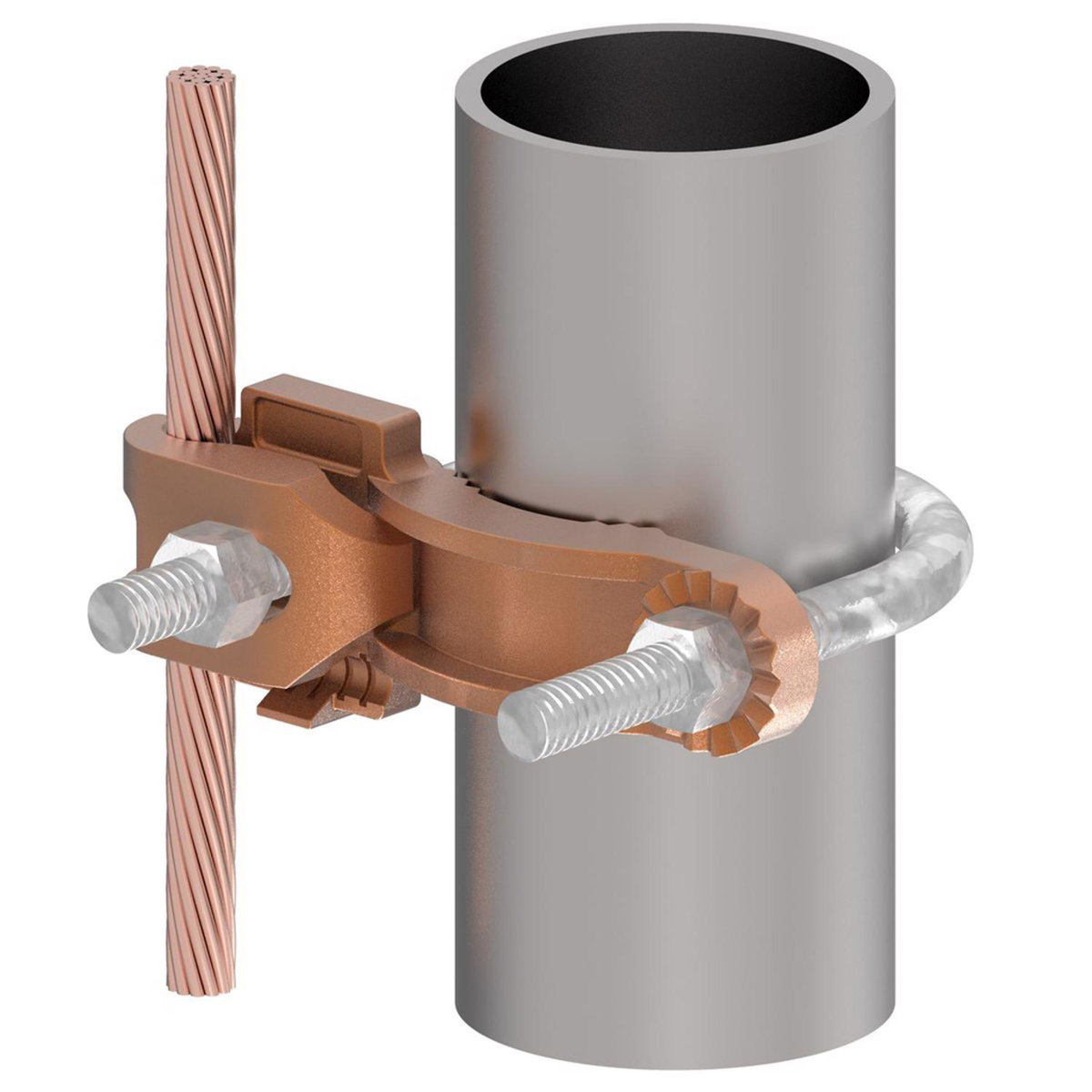 Burndy | Burndy GAR Series Types GAR-BU and GAR3902 Series Ground Connectors Copper 1-1/4 - 2 in ...