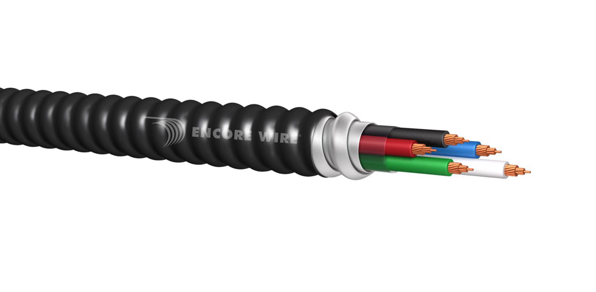 Encore Wire | Encore Wire MC AIA Cable 3/0-3 Stranded 1500 ft Reel ...