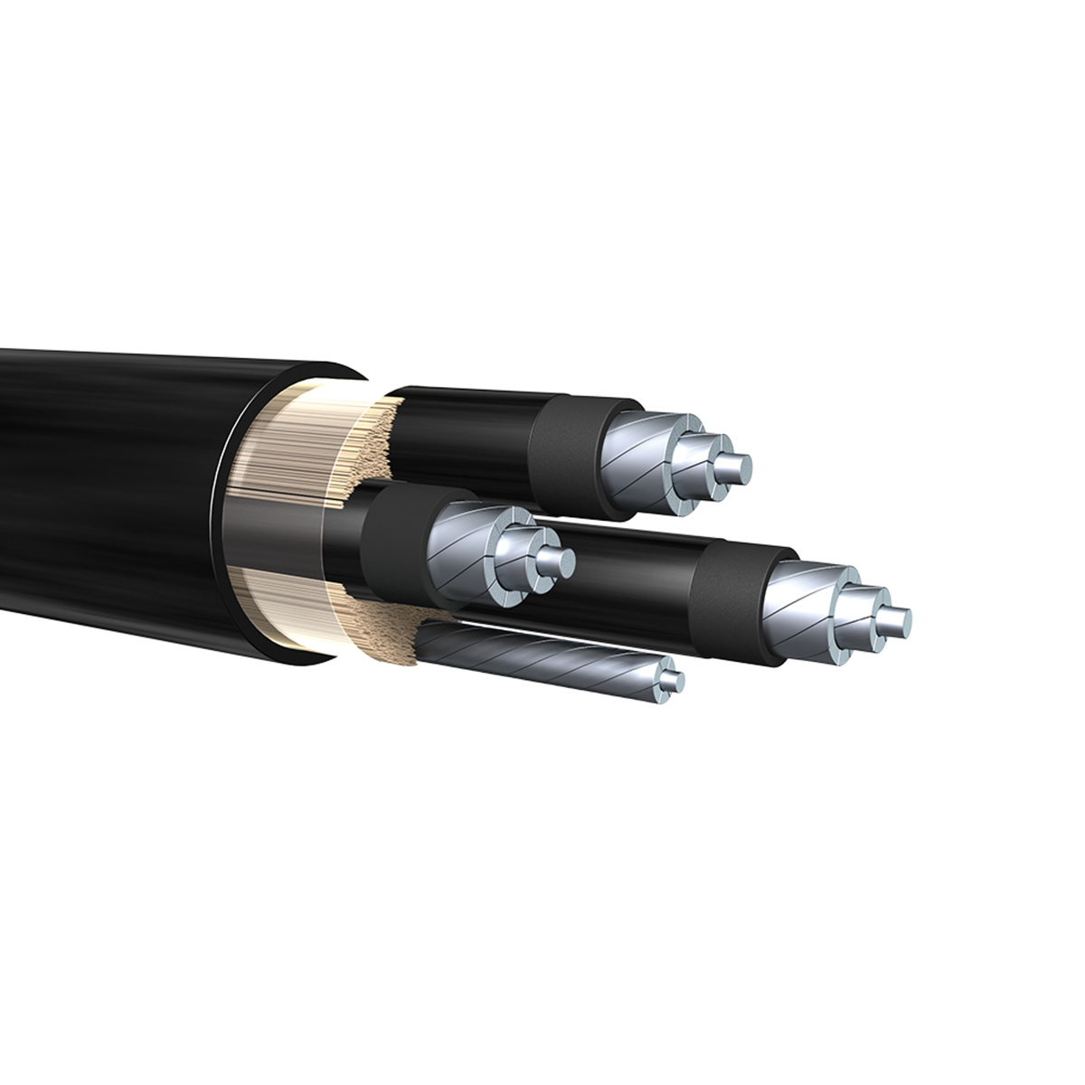 Encore Wire | Encore Wire Unshielded Power Cable 1000 ft Reel 2/3 Black ...