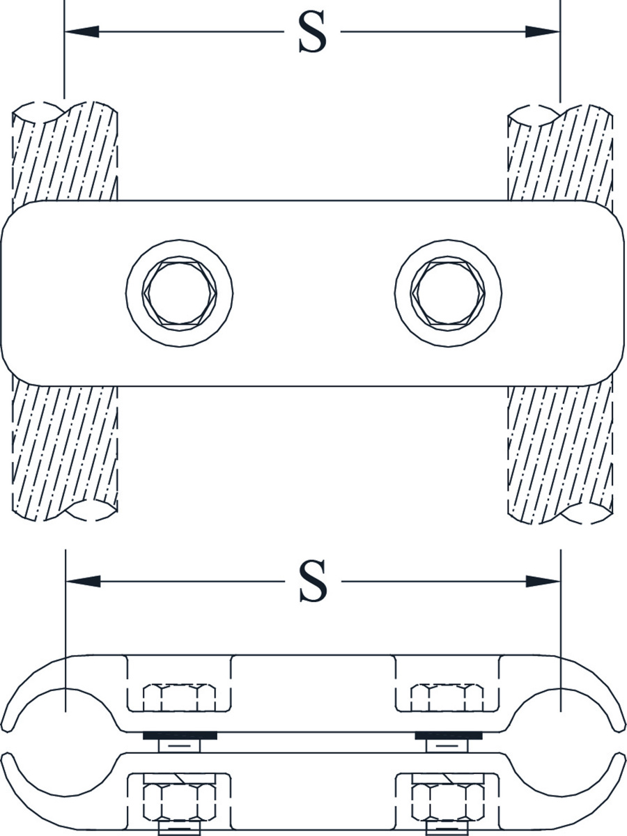 Sefcor | Sefcor ASPC Straight Bolted Cable Spacers Aluminum 345 kV 1272 ...