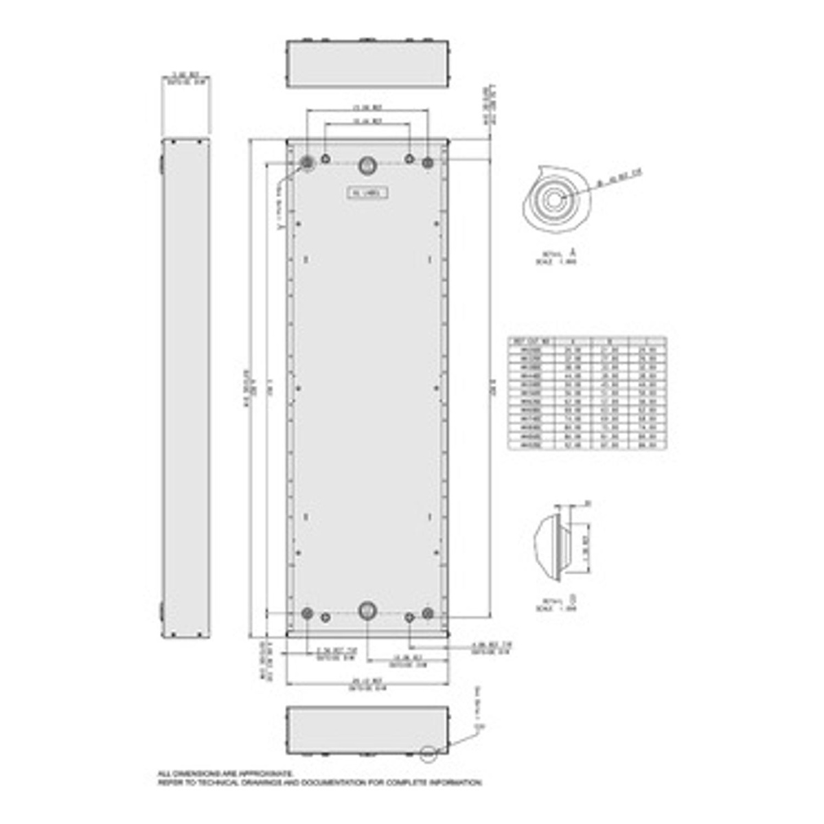 Schneider Electric | Square D MH N1 Blank Endwall Panelboard Back Boxes ...
