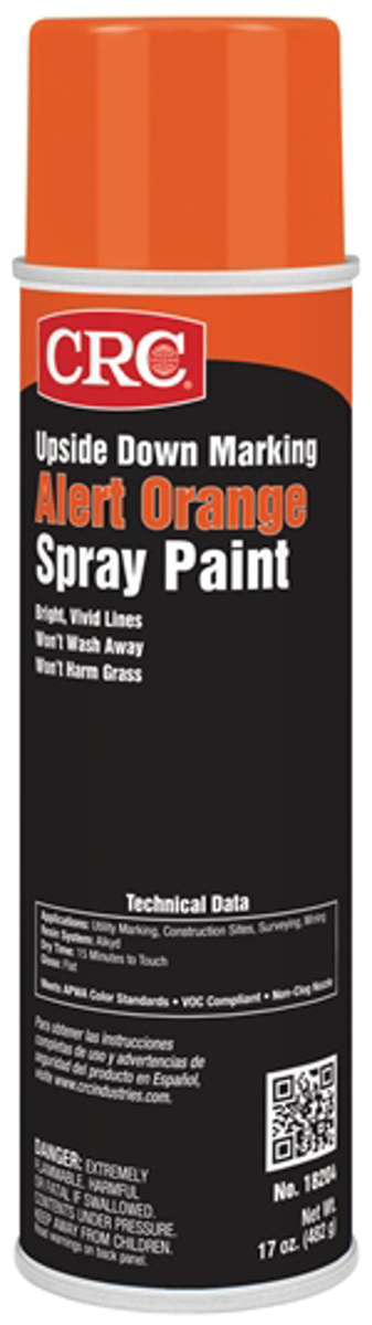 CRC | CRC Inverted Paint Markers Alert Orange Aerosol Can 20 oz ...