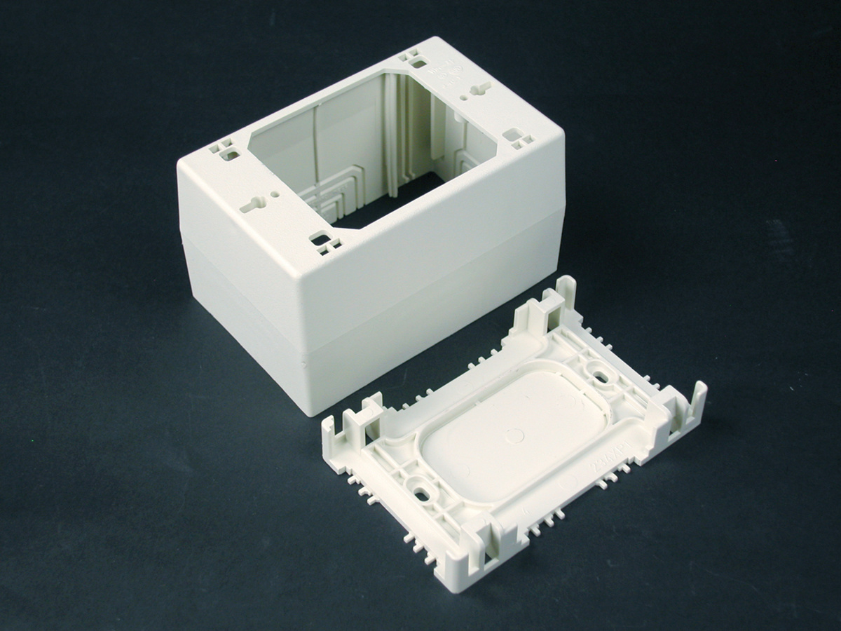 Wiremold | Wiremold NM2000 Raceway Device Boxes 1 Gang 2-3/4 in Ivory ...